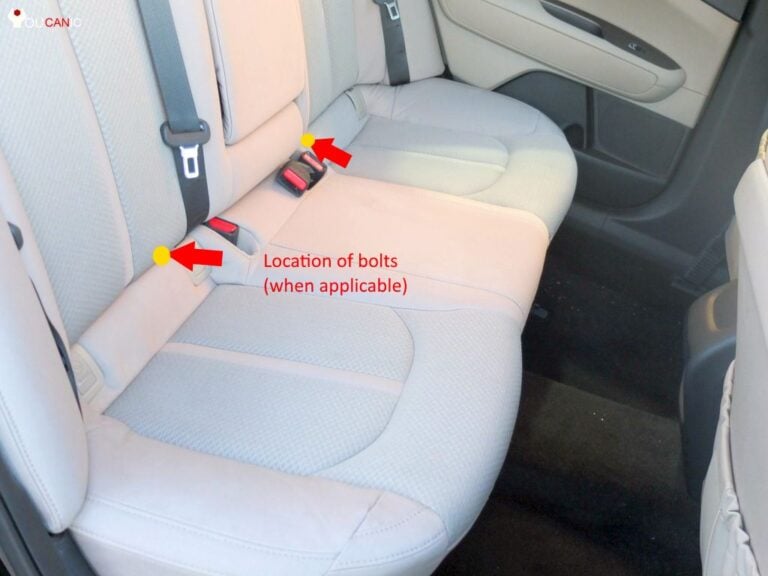 How To Remove Rear Seat On Kia / Hyundai