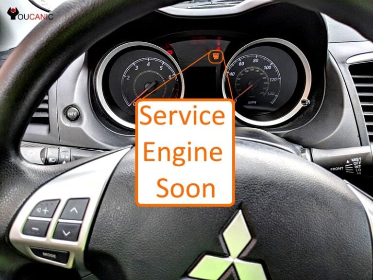 Mitsubishi Airbag System Service Required - SRS Warning Light