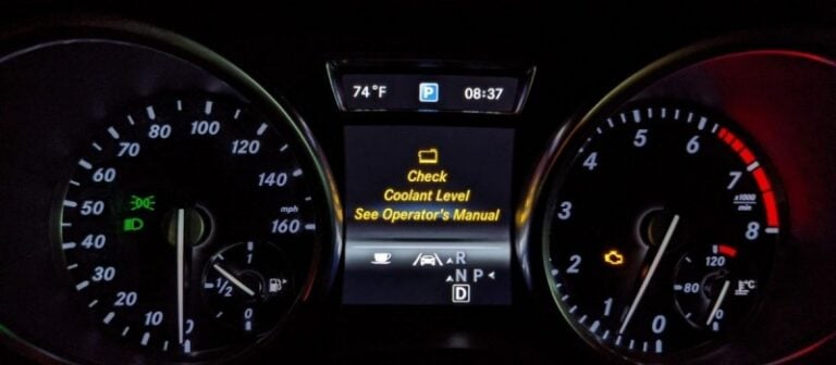 Mercedes-Benz Check Coolant Level Warning Light