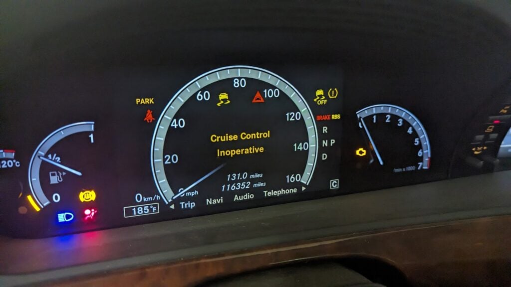 Mercedes-Benz Cruise Control Inoperative
