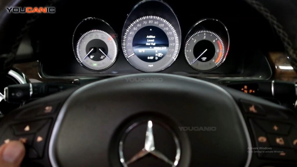 Mercedes-Benz Check AdBlue Level On Dashboard