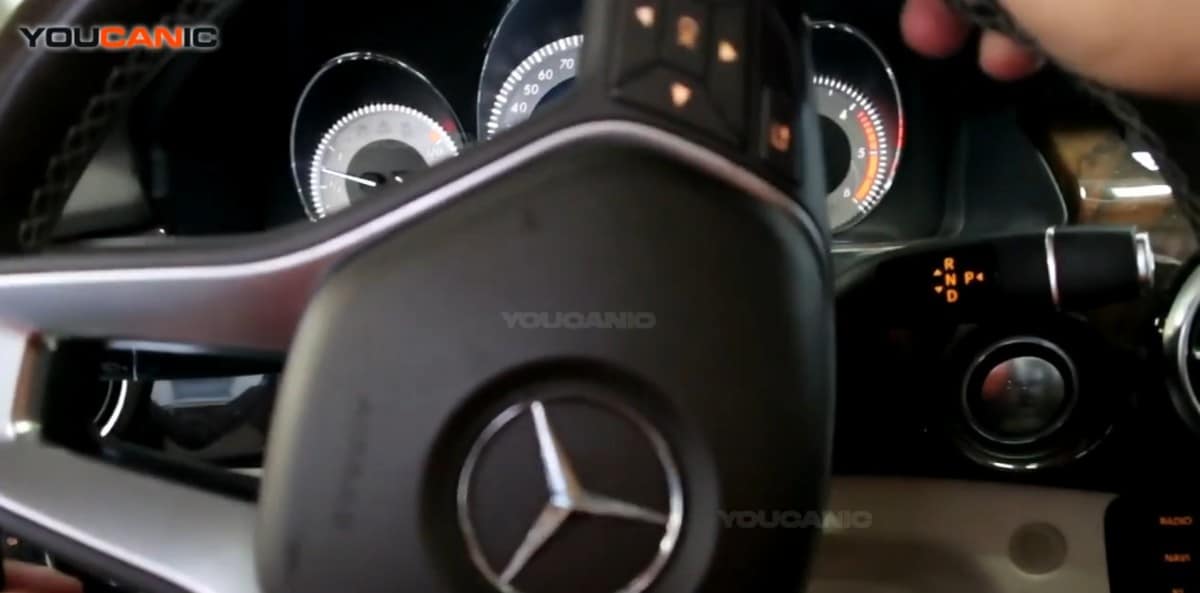 Mercedes-Benz Steering Angle Sensor Calibration Without Scan Tool