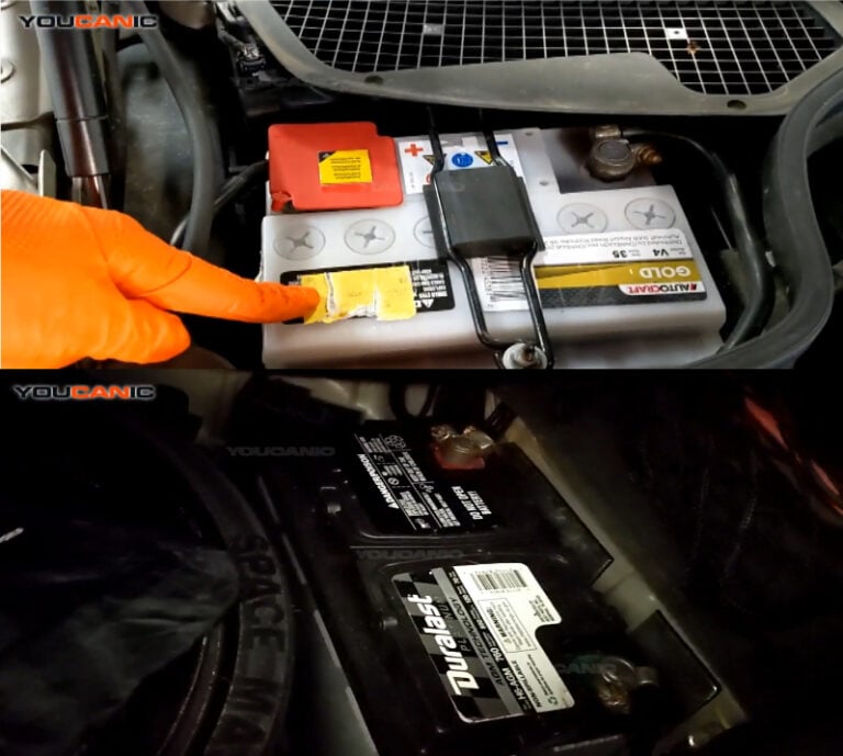 Battery Location Mercedes-Benz SL-Class R230 SL500 SL550