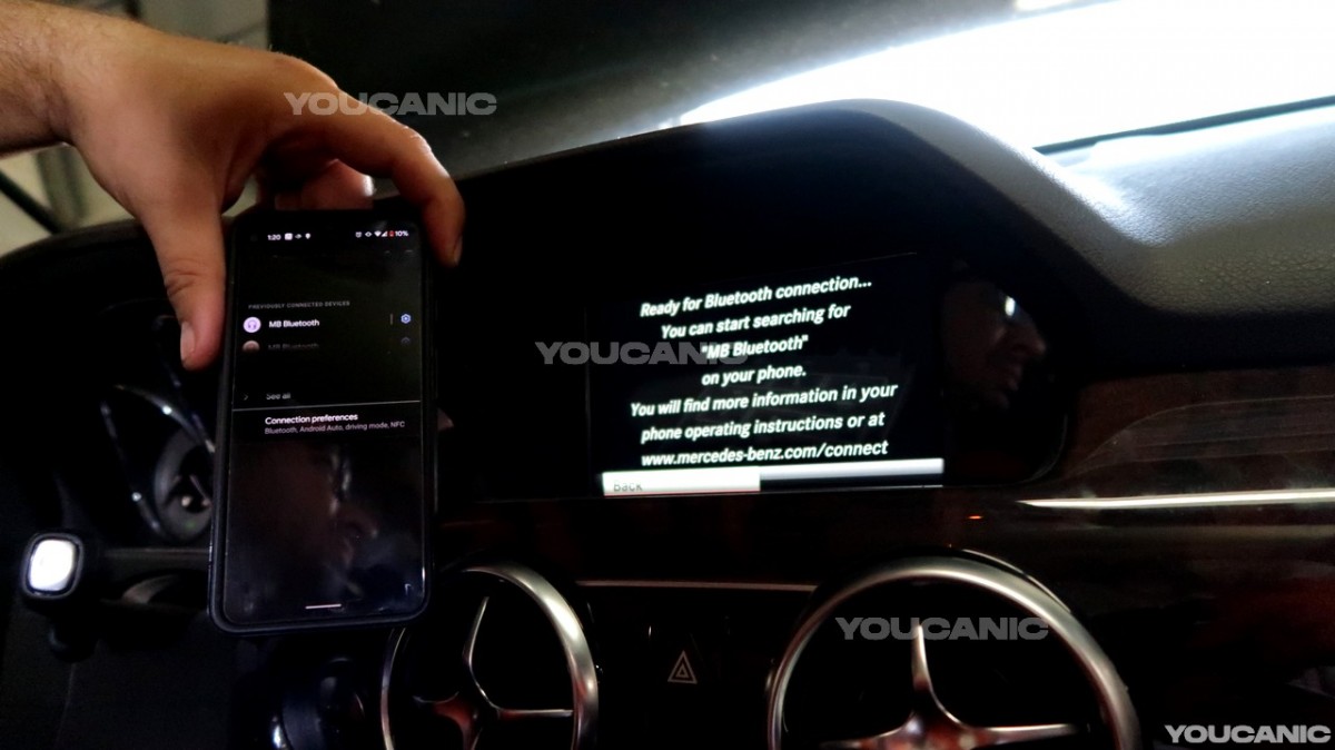 Bluetooth Pairing Mercedes-Benz GLK-Class