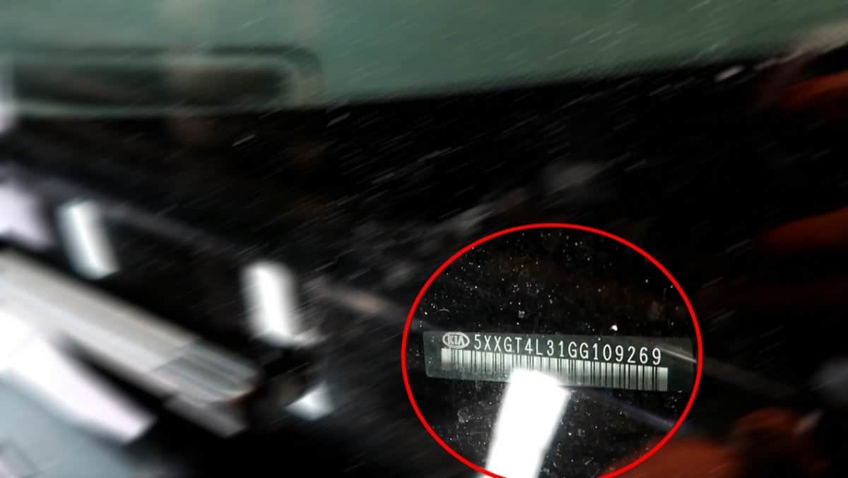 Where To Find Kia VIN Number