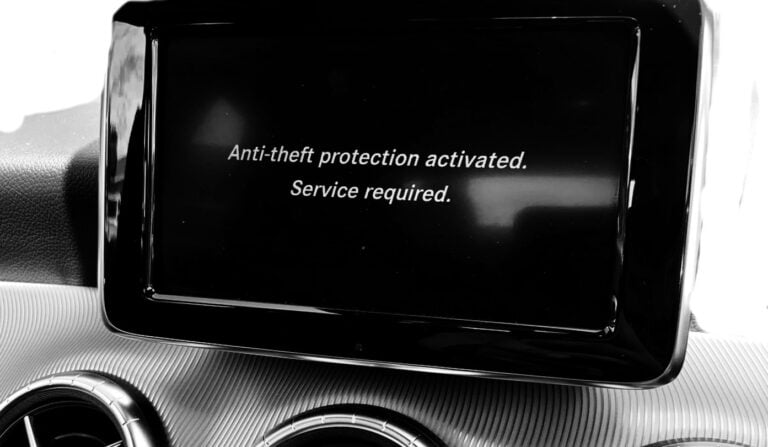 Mercedes-Benz Anti-theft Protection Activated Quick Fix
