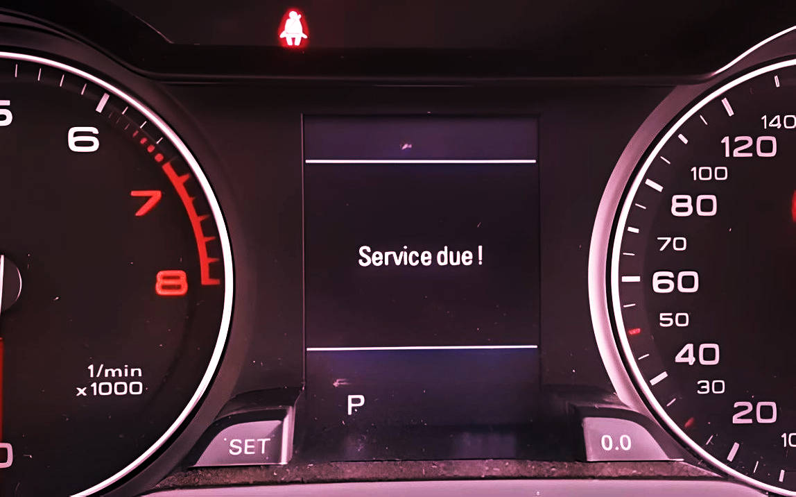 Can't Reset Audi Service Due Reminder