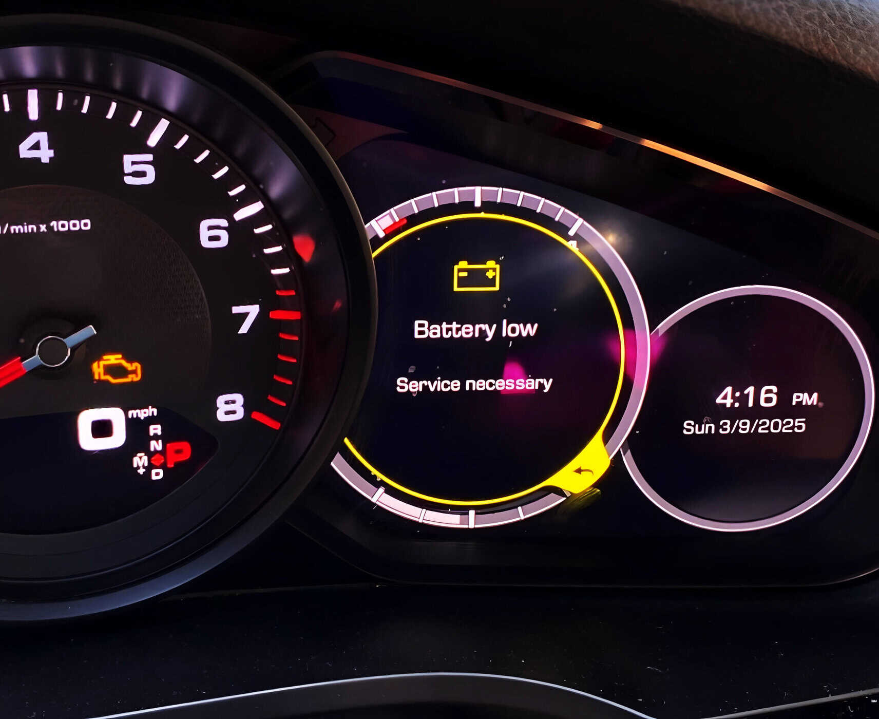 Porsche "Battery Low, Service Necessary" Warning Message - YOUCANIC