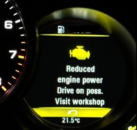 Porsche "Reduced Engine Power" Warning Message: What It Means & How To ...