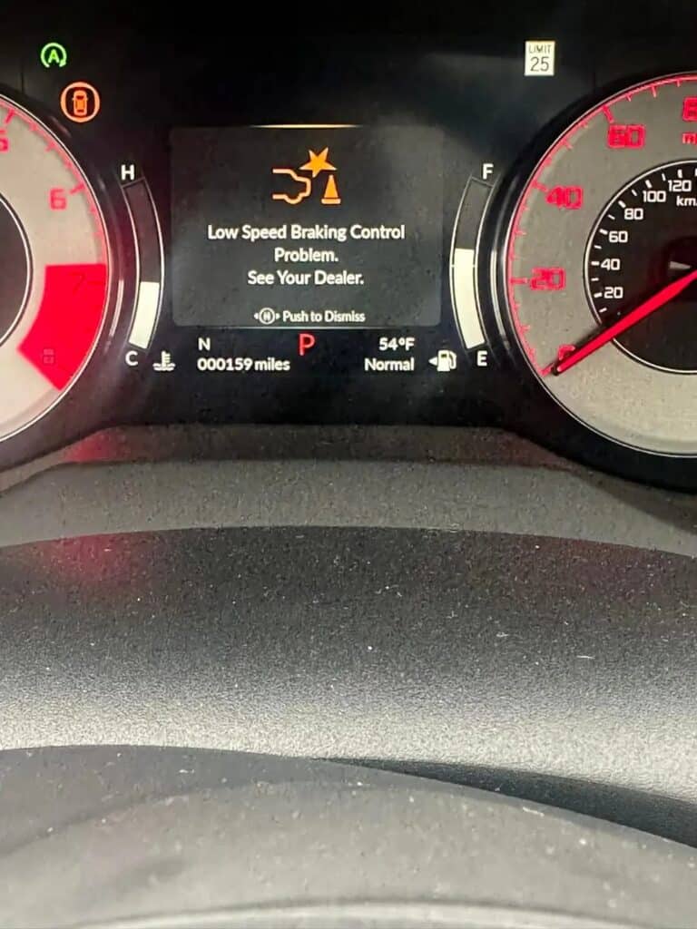 Acura - Low Speed Braking Control Problem - YOUCANIC